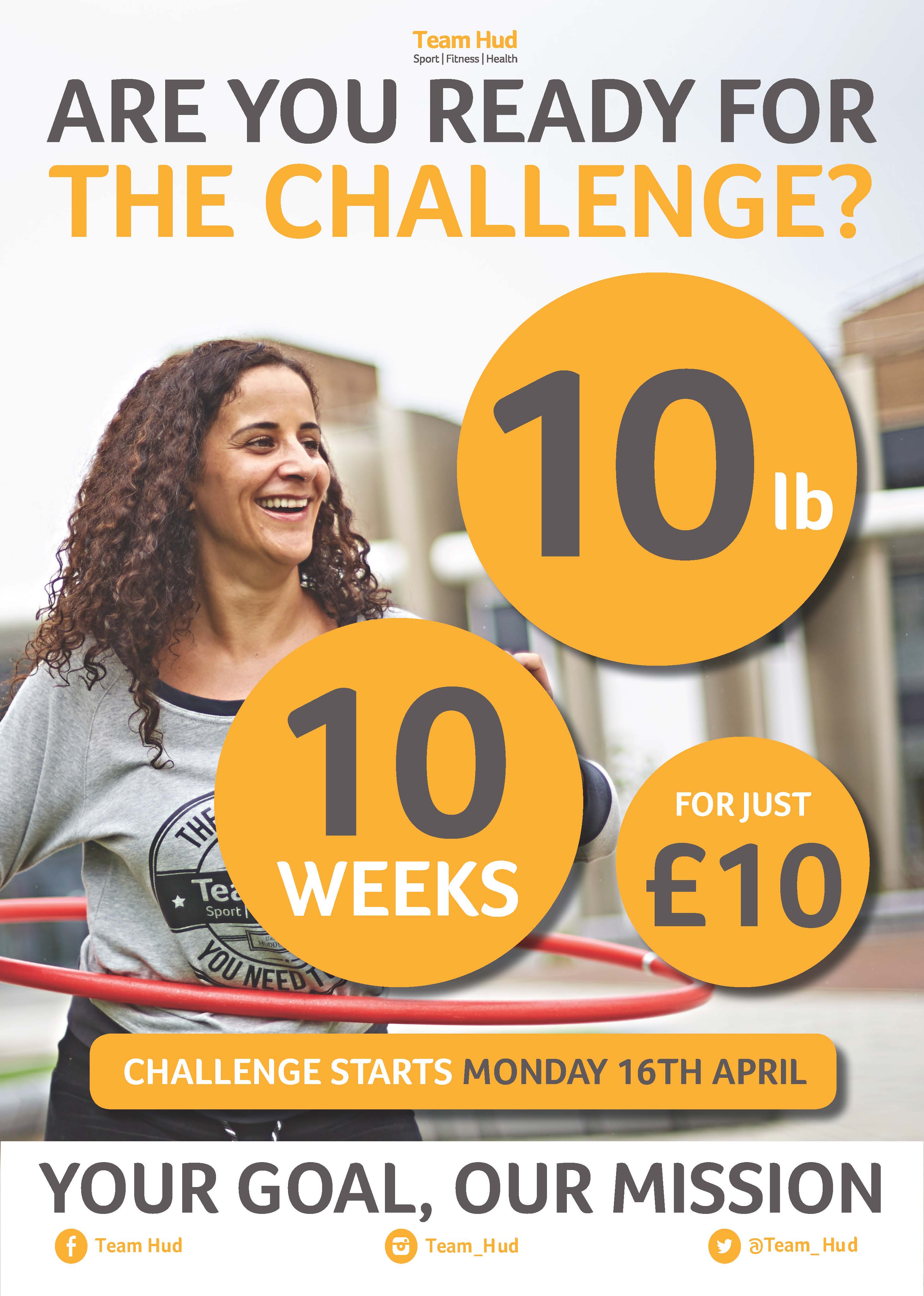 10lb in 10 Weeks Challenge - University of Huddersfield