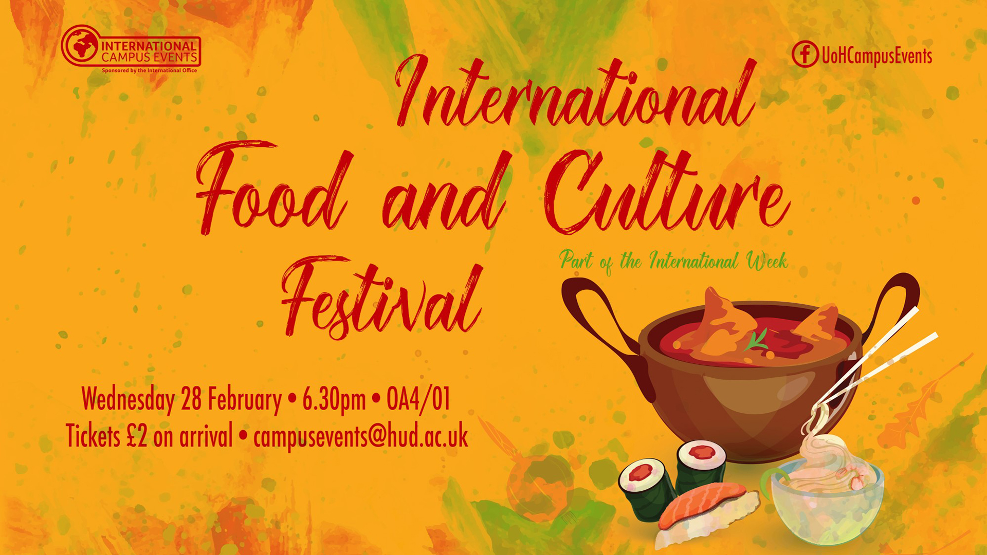 International Food and Cultural Festival - University of Huddersfield