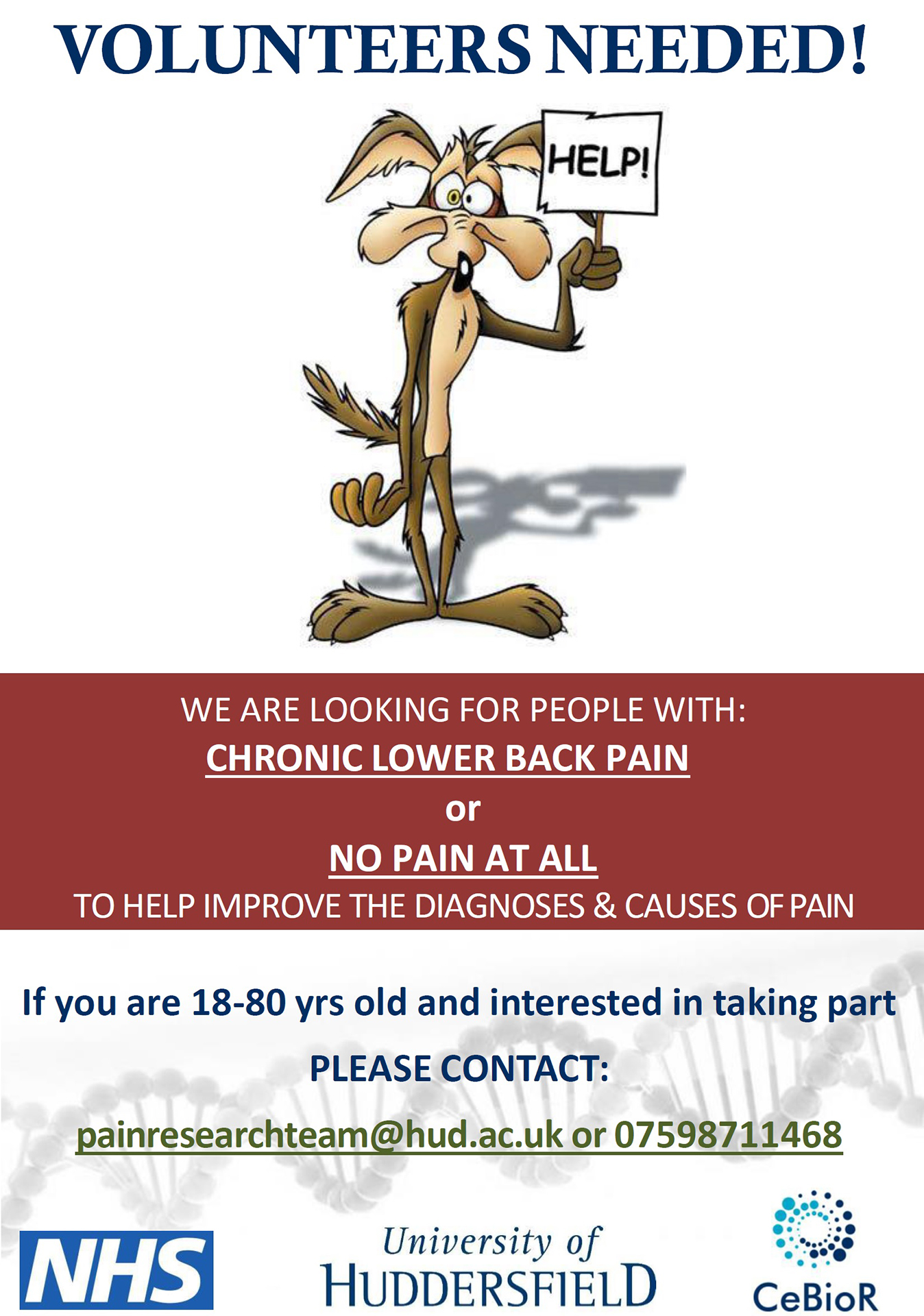 Pain Study - University of Huddersfield