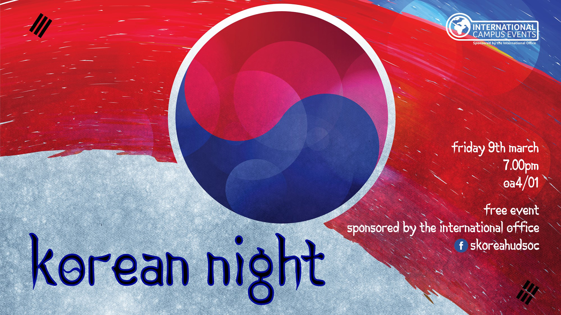 South Korean Night - University of Huddersfield