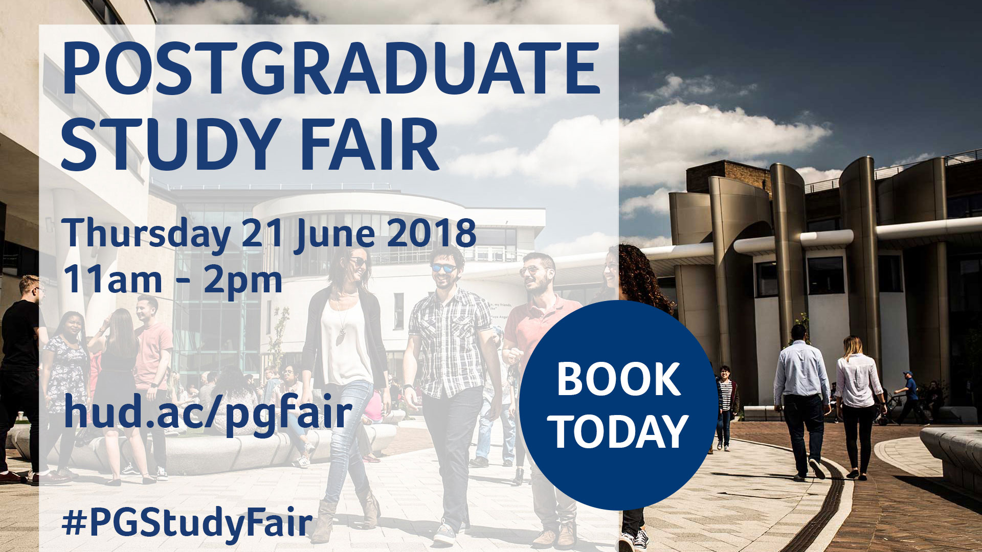 Postgraduate Study Fair - University of Huddersfield
