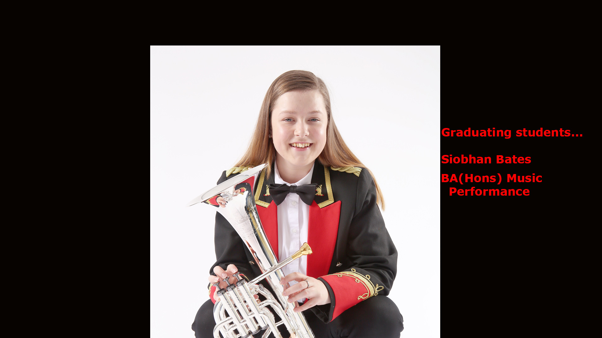 Graduating students – Siobhan Bates, BA(Hons) Music Performance ...
