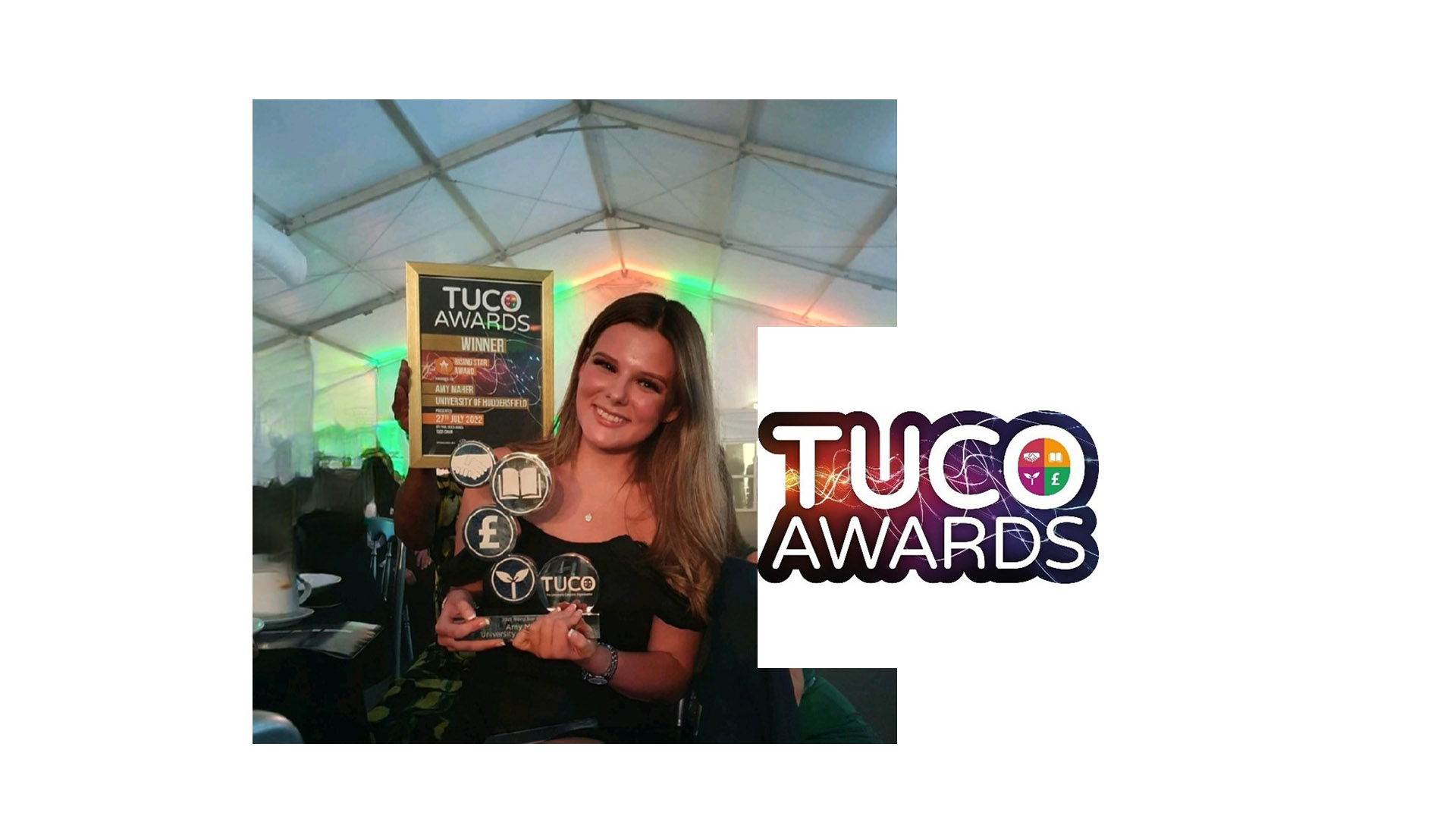 Huddersfield placement student recognised as rising star - University of Huddersfield