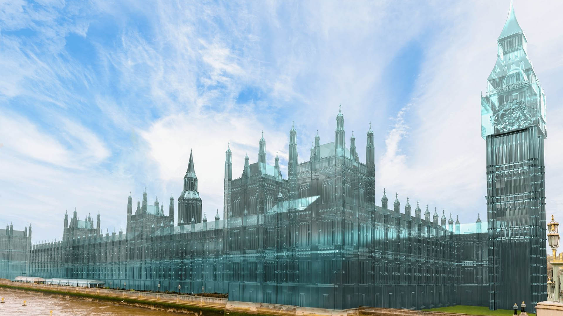Famous UK buildings reimagined in glass by Huddersfield graphic design ...