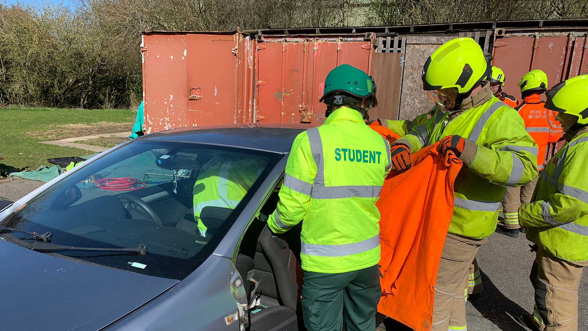 Paramedic students link up with North Yorkshire Fire and Rescue Service ...