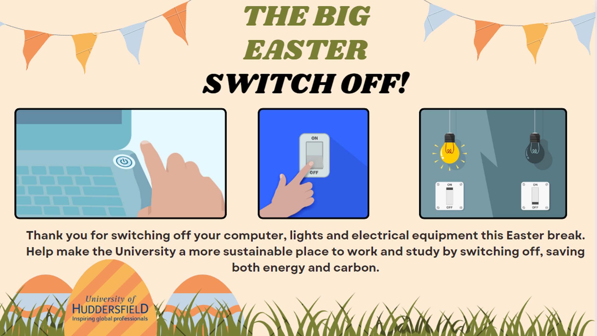 The Big Easter switch off for a more sustainable Easter - University of ...