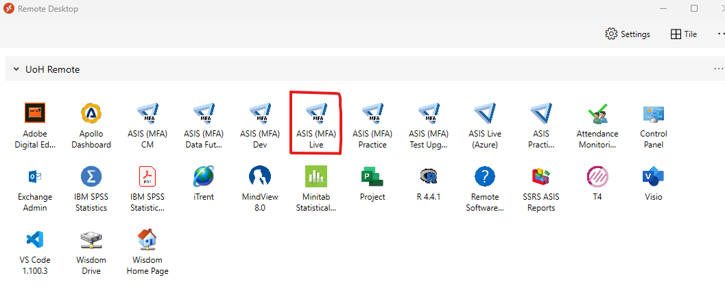 New: Single Sign on for ASIS and Evision - University of Huddersfield